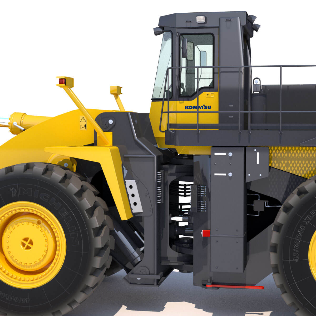 Wheel Loader Komatsu WA900 - 3D Model by ArqArt
