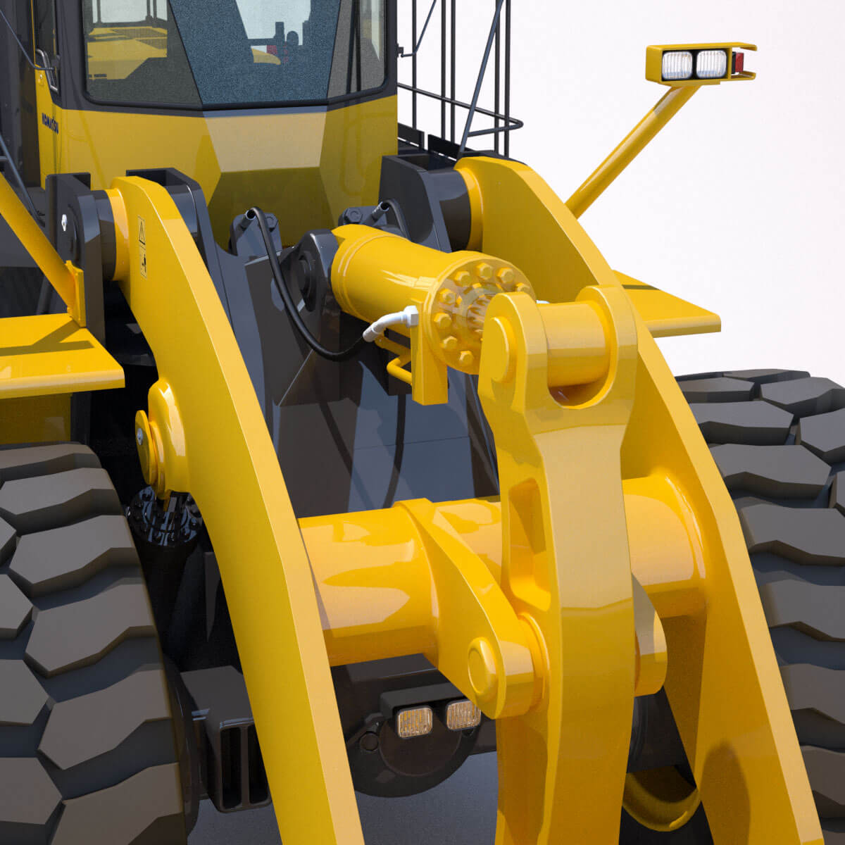 Wheel Loader Komatsu WA900 - 3D Model by ArqArt
