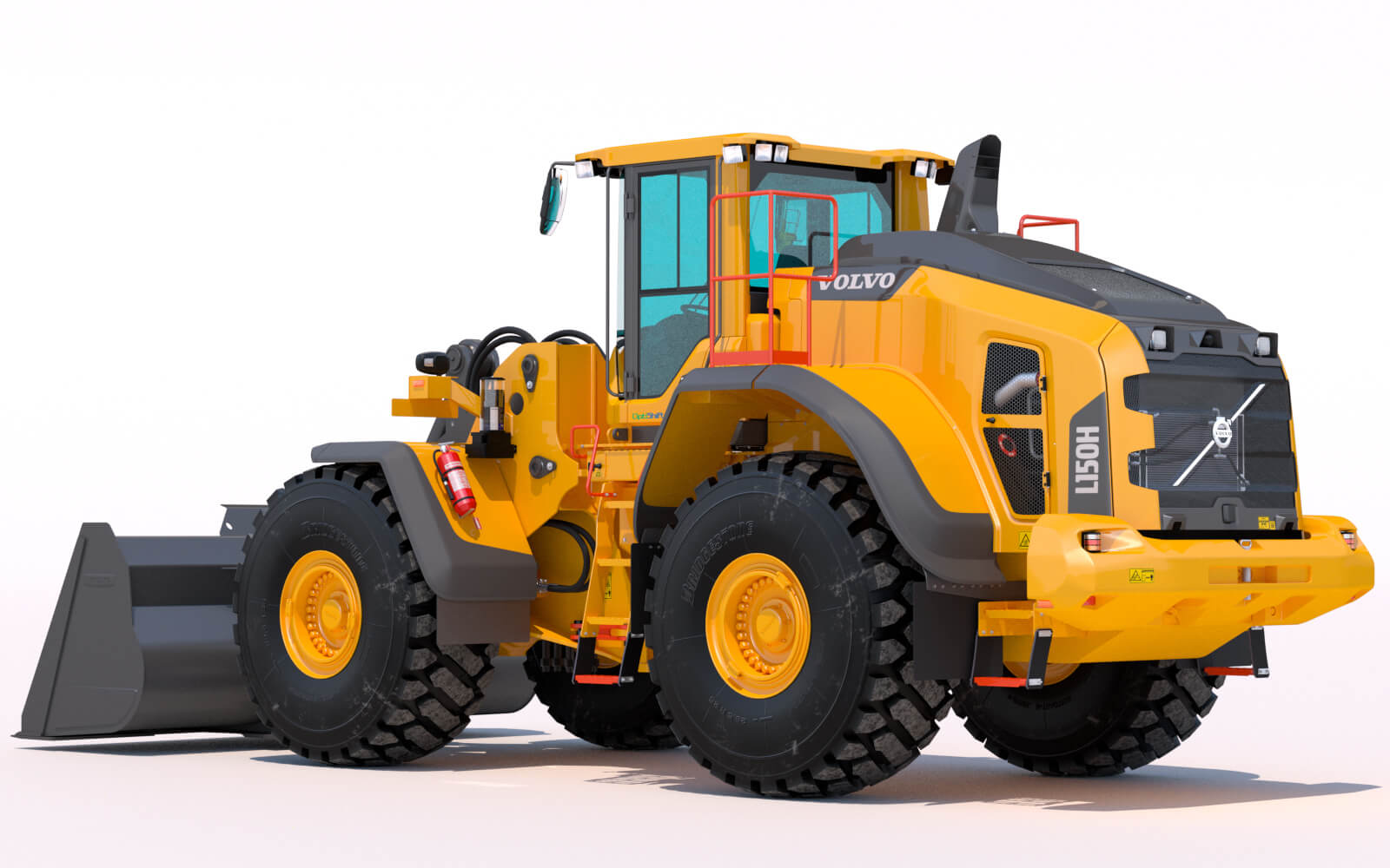 Wheel Loader Volvo L150H - 3D Model by ArqArt