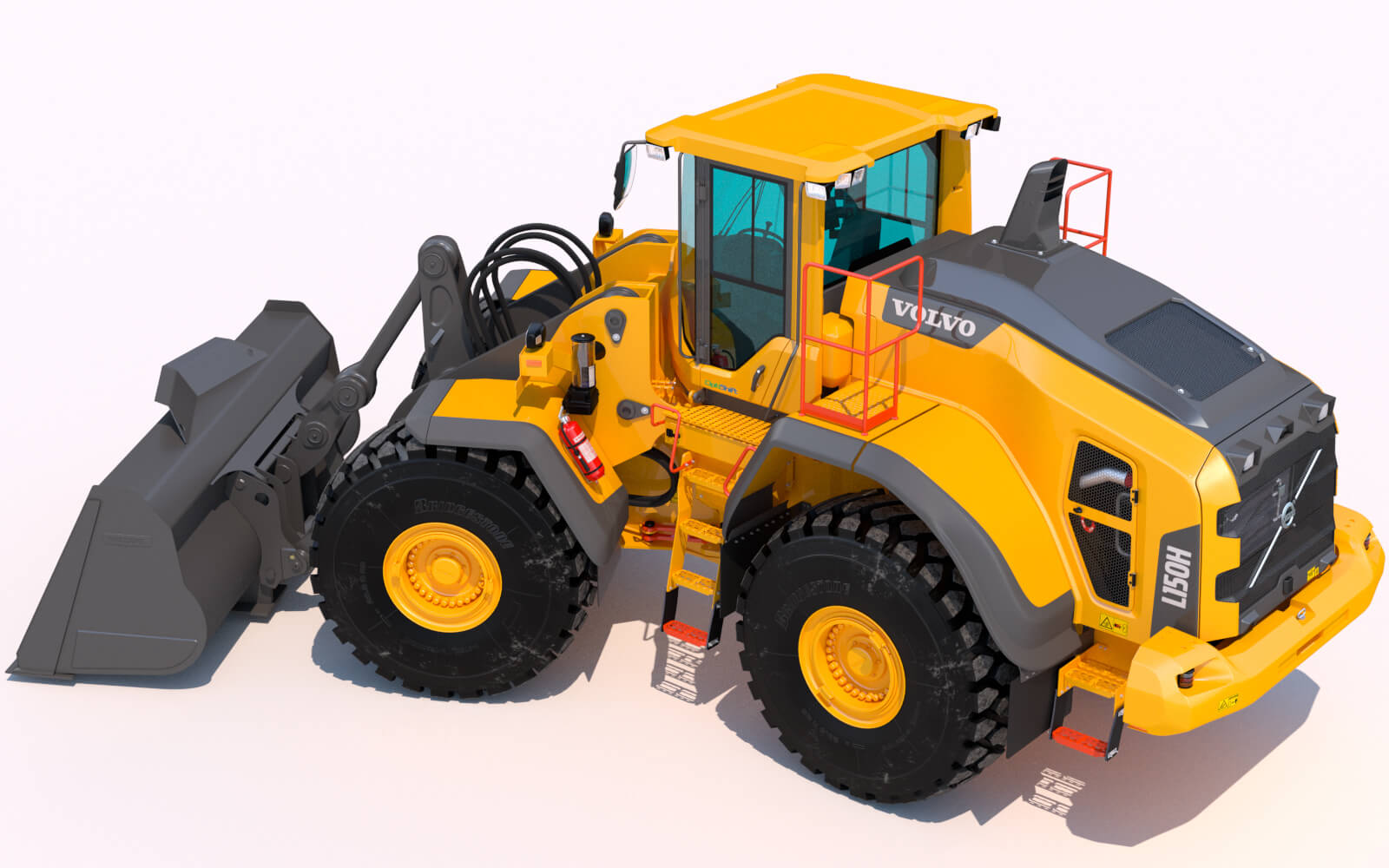 Wheel Loader Volvo L150H - 3D Model by ArqArt