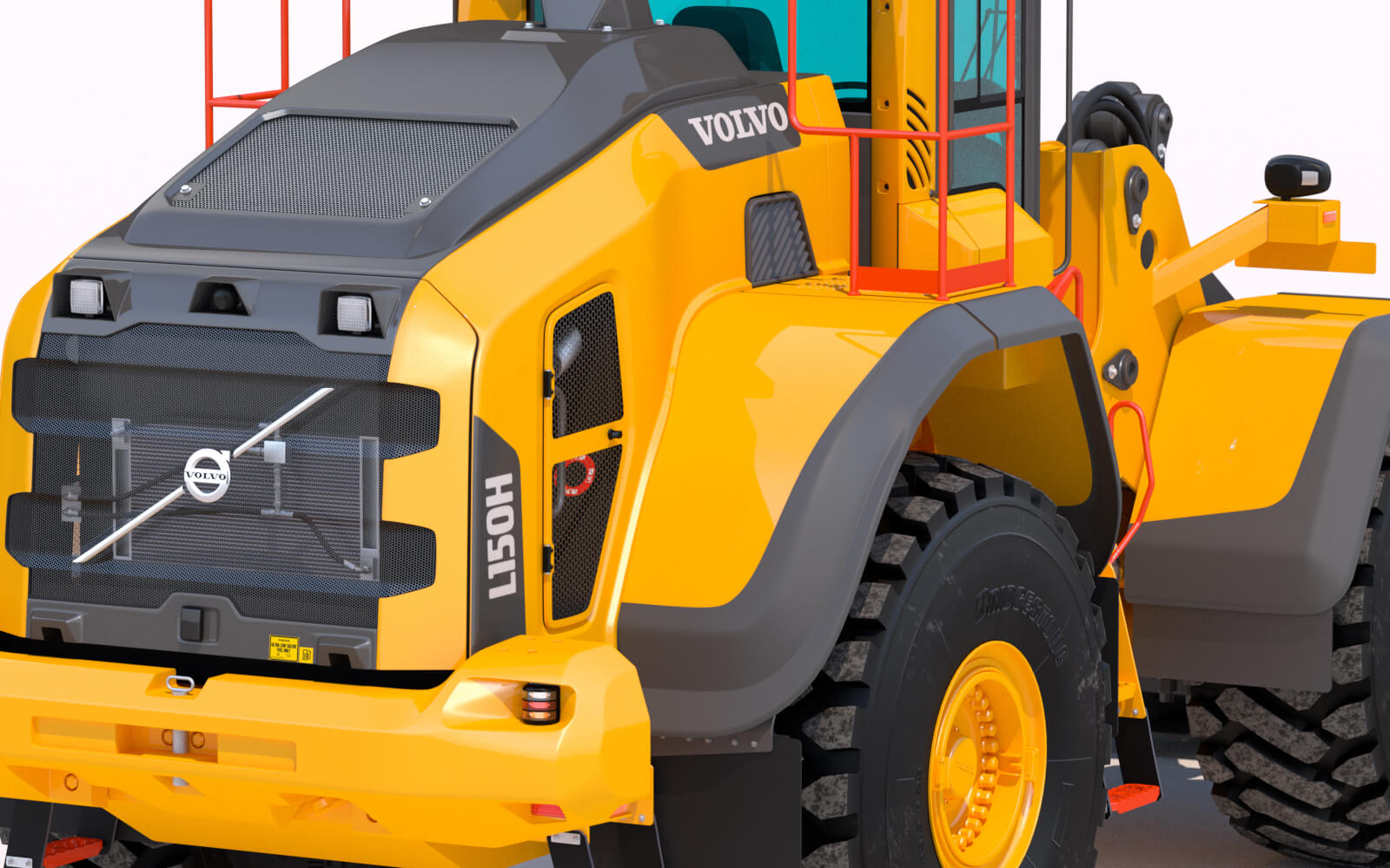 Wheel Loader Volvo L150H - 3D Model by ArqArt