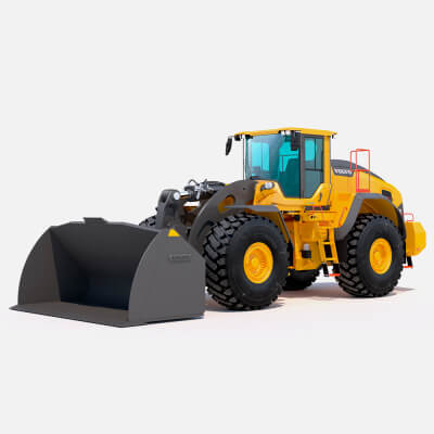 Wheel Loader Volvo L260H - 3D Model by ArqArt