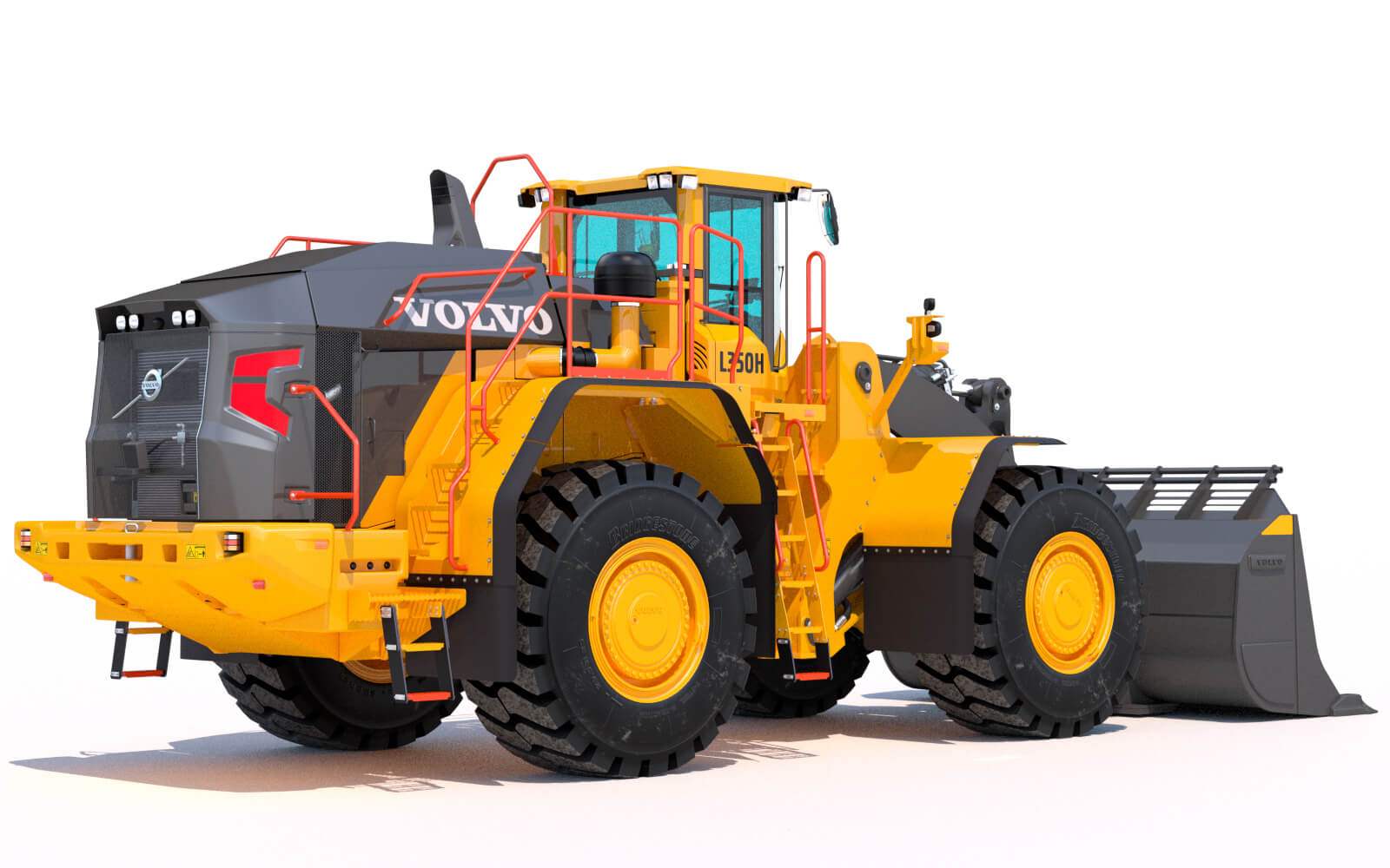 Wheel Loader Volvo L350H - 3D Model by ArqArt