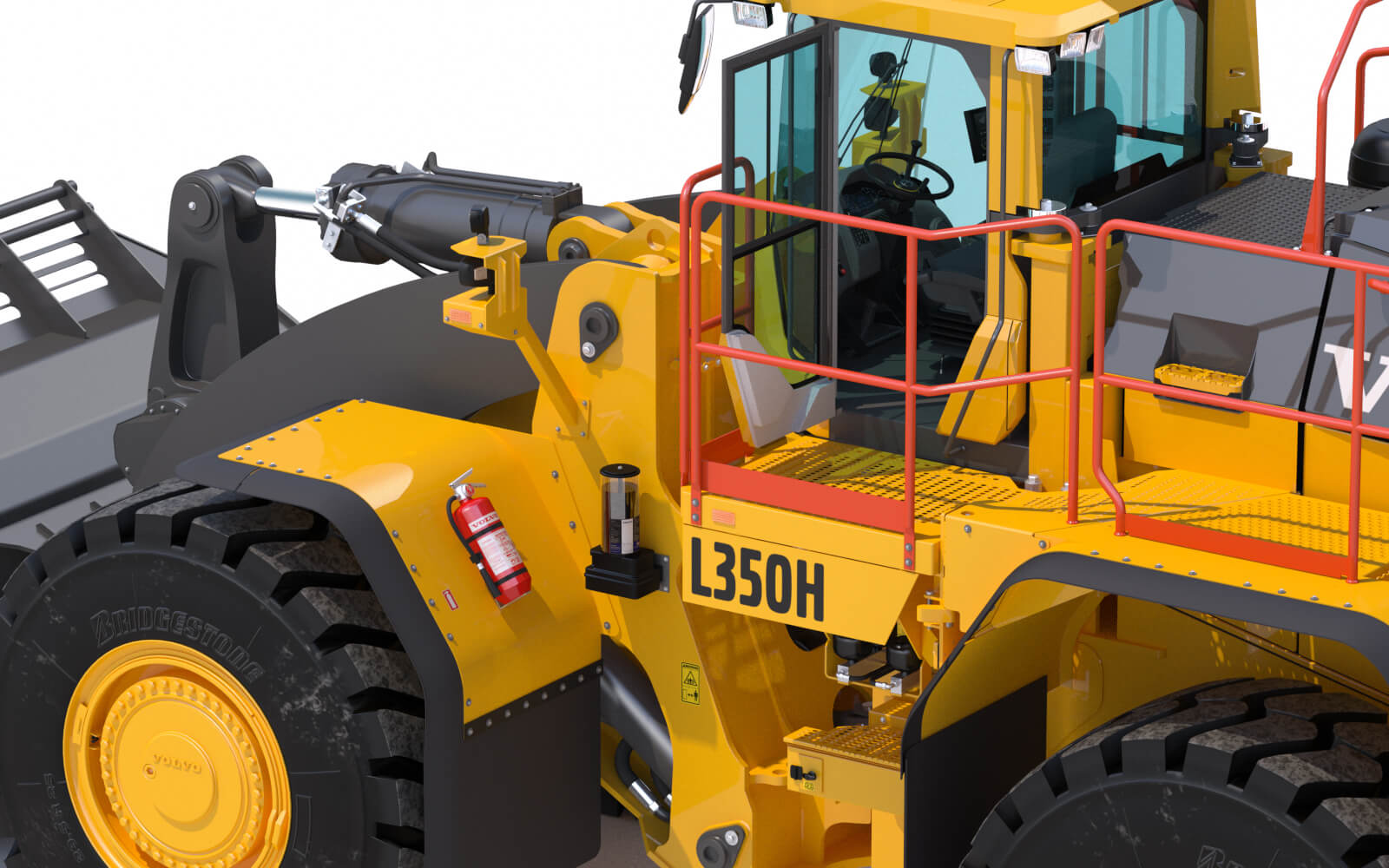 Wheel Loader Volvo L350H - 3D Model by ArqArt