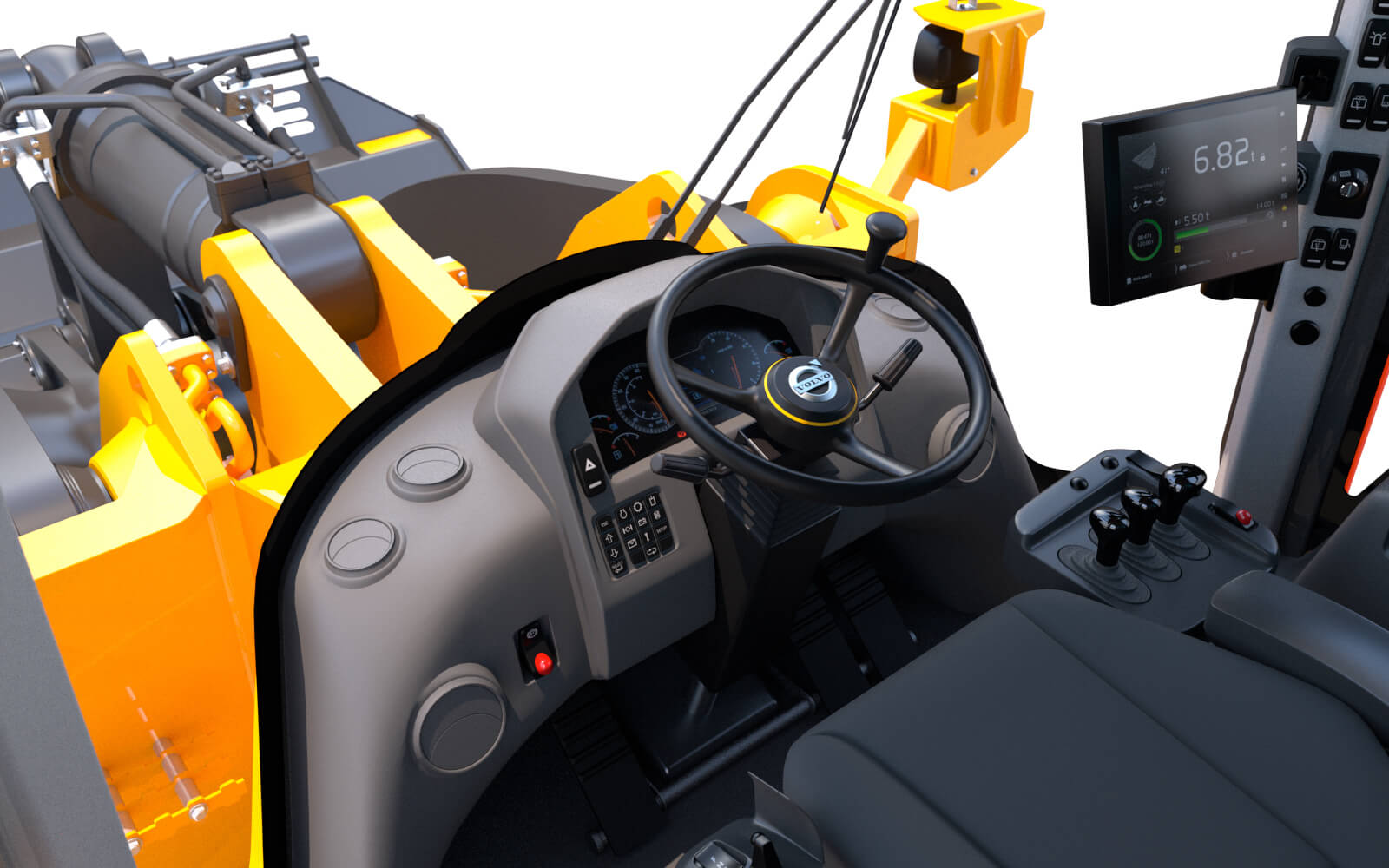 Wheel Loader Volvo L350H - 3D Model by ArqArt