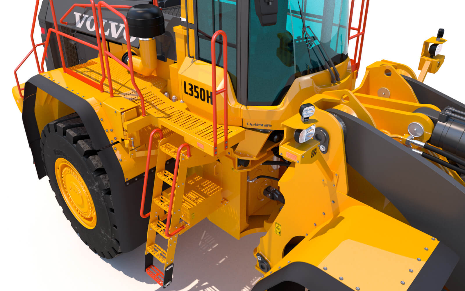 Wheel Loader Volvo L350H - 3D Model by ArqArt