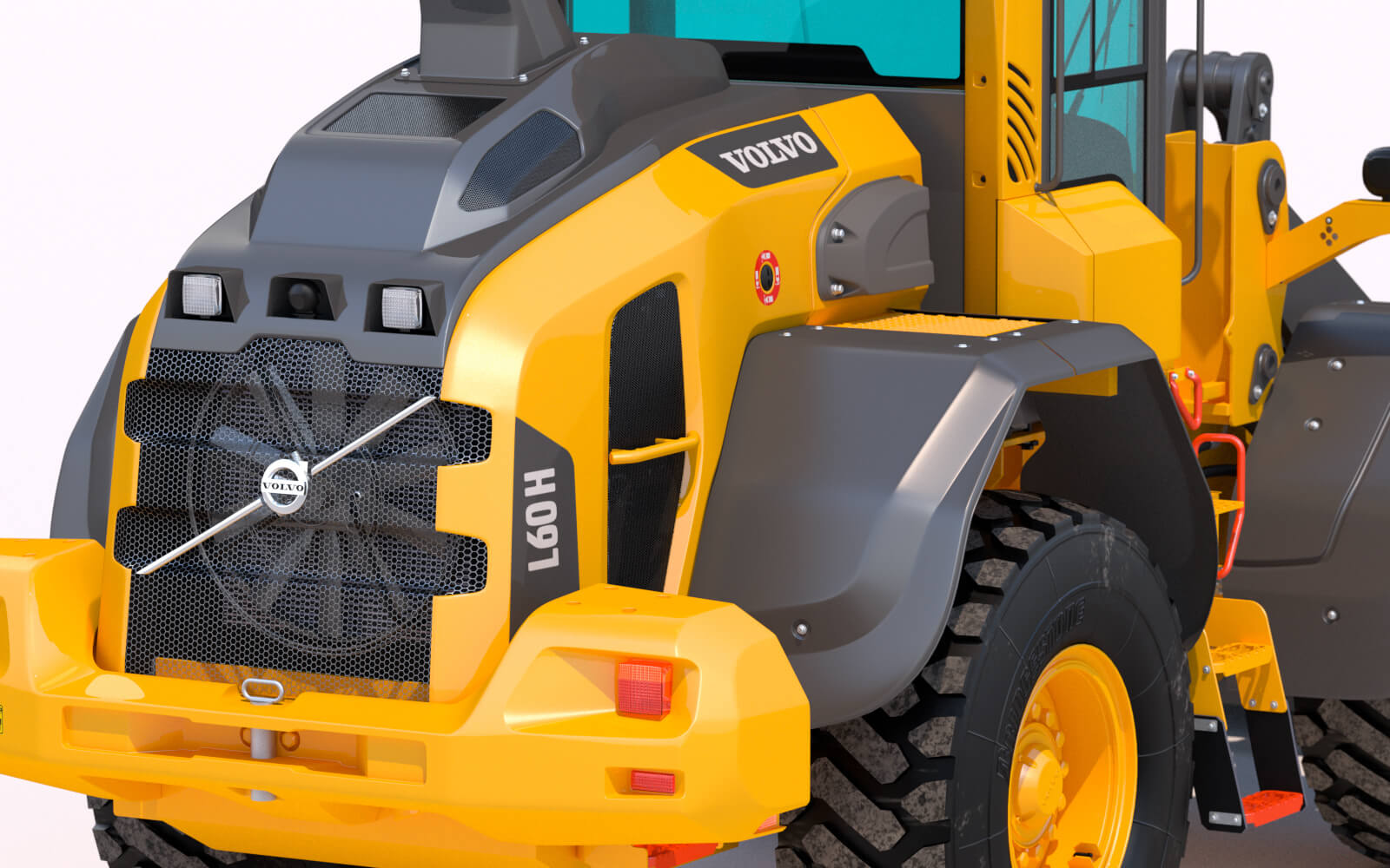 Wheel Loader Volvo L60H - 3D Model by ArqArt