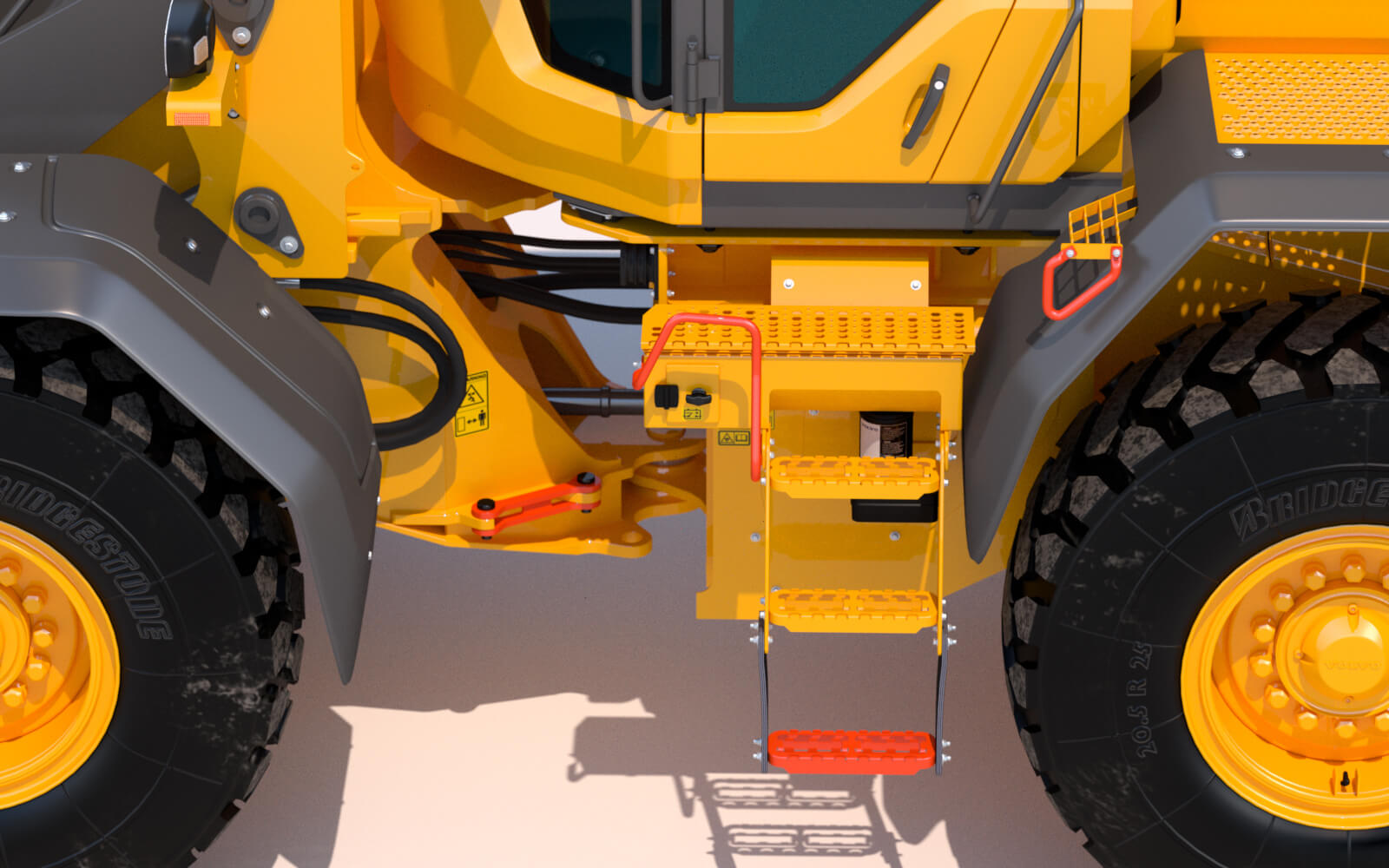 Wheel Loader Volvo L60H - 3D Model by ArqArt