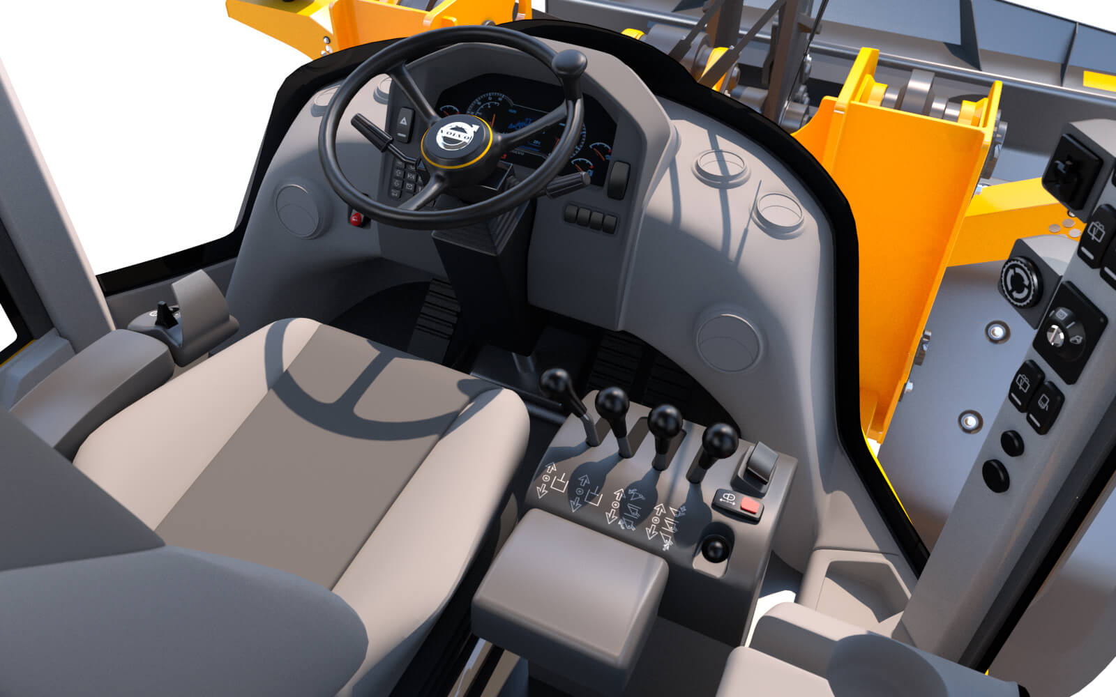 Wheel Loader Volvo L60H - 3D Model by ArqArt