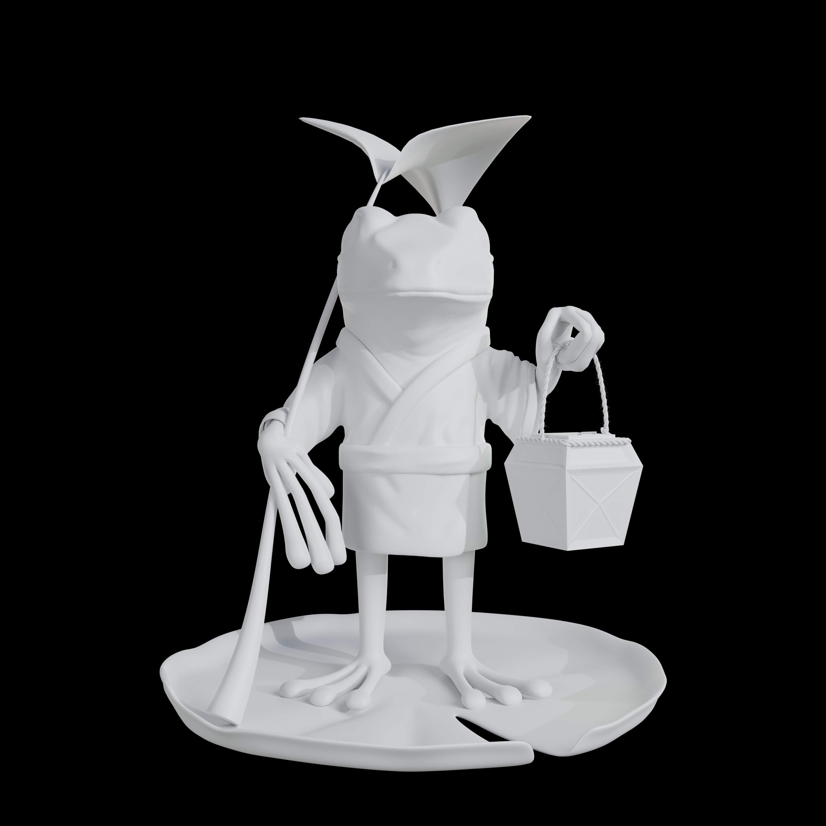 3D Cartoon Frog by arrambani