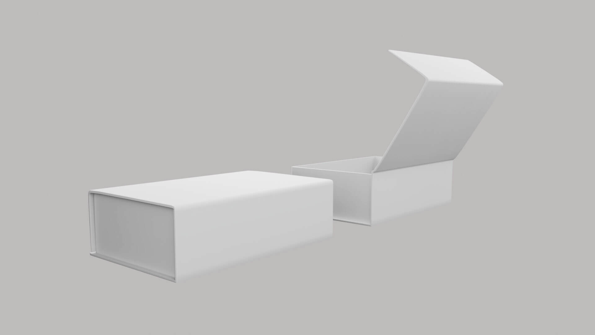 Magnetic Paper Gift Box - 3D Model by Arrow3D