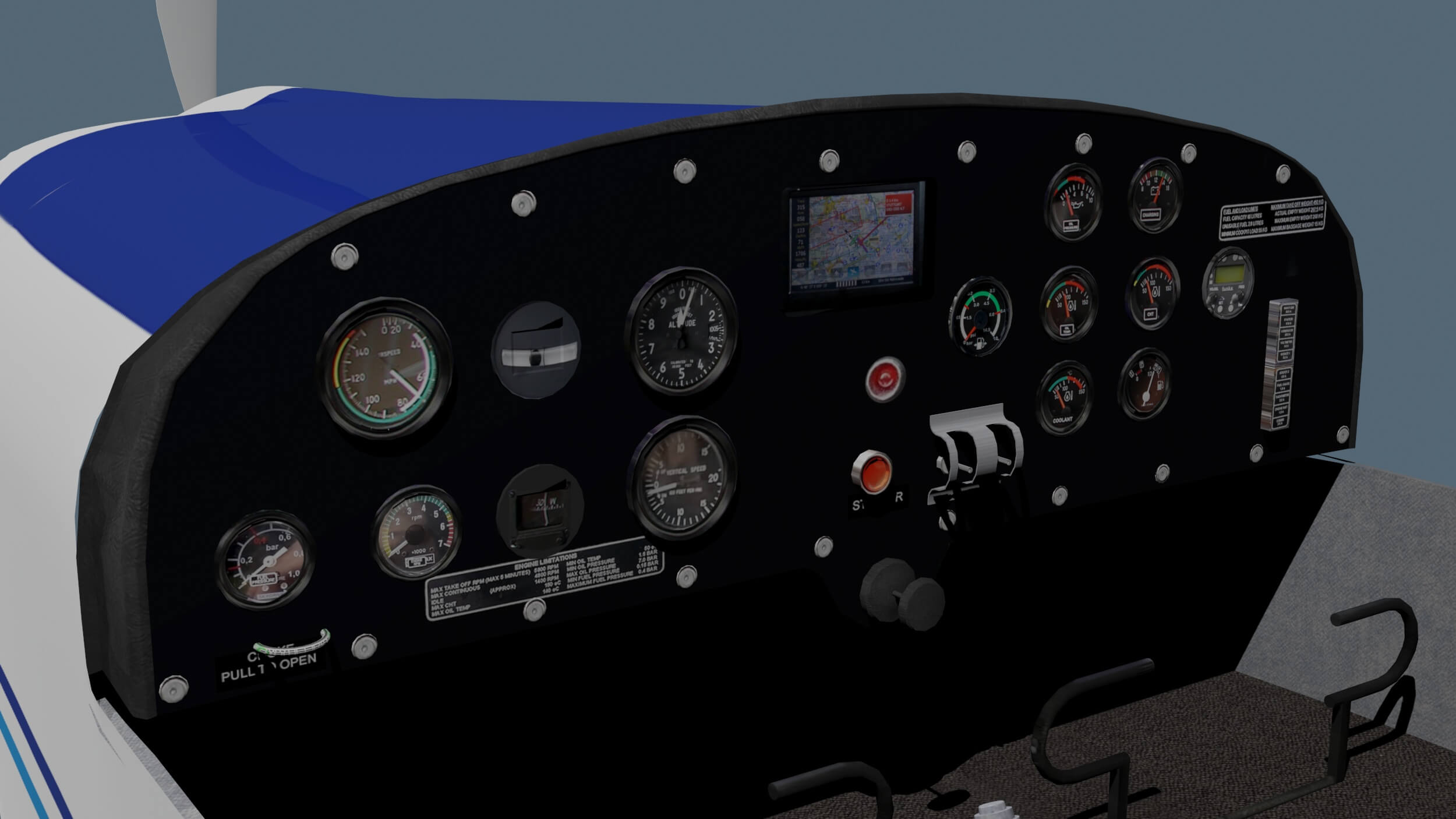 EV-97 EuroStar Ultralight Aircraft – Mid/Low Poly 3D Model by art_soldat