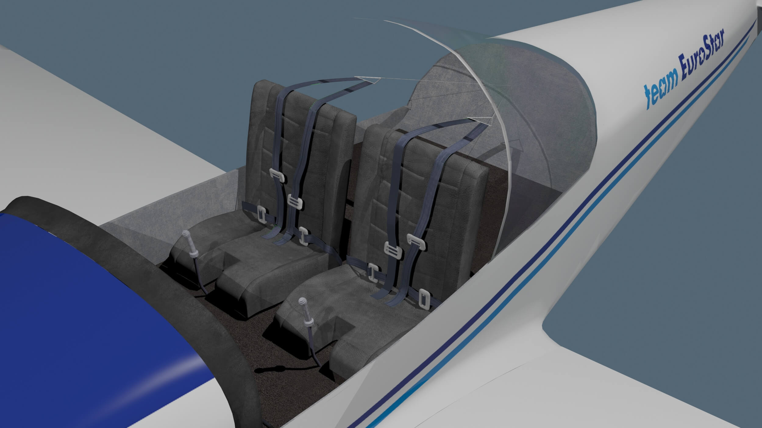 EV-97 EuroStar Ultralight Aircraft – Mid/Low Poly 3D Model by art_soldat