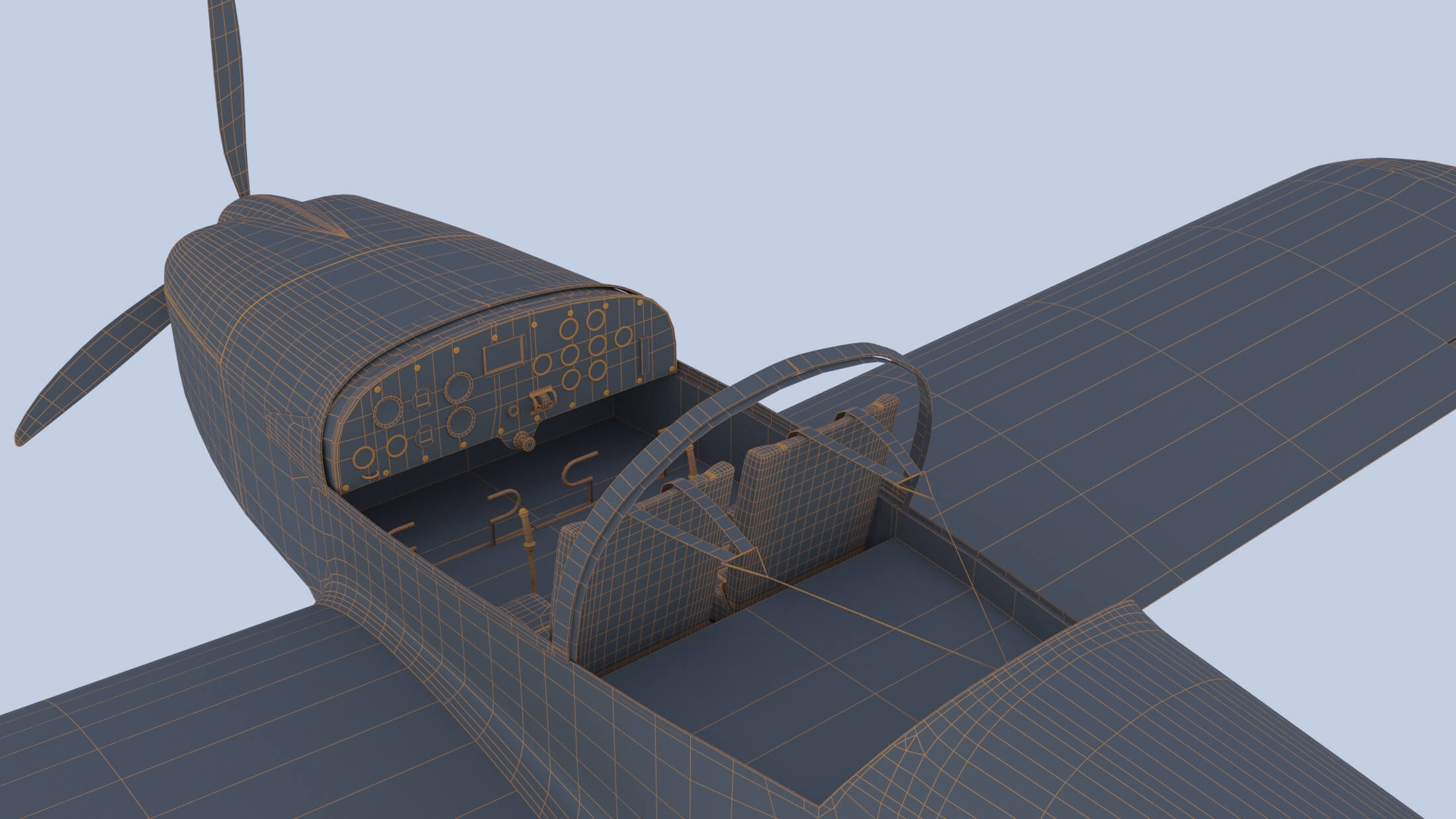 EV-97 EuroStar Ultralight Aircraft – Mid/Low Poly 3D Model by art_soldat