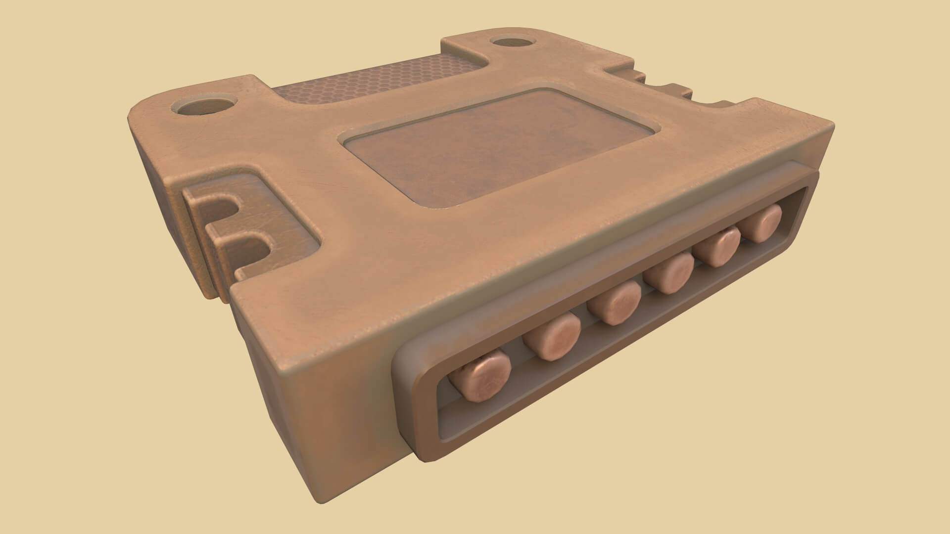 A Pair of Simple Low Poly Cartridges - 3D Model by Art_Teeves