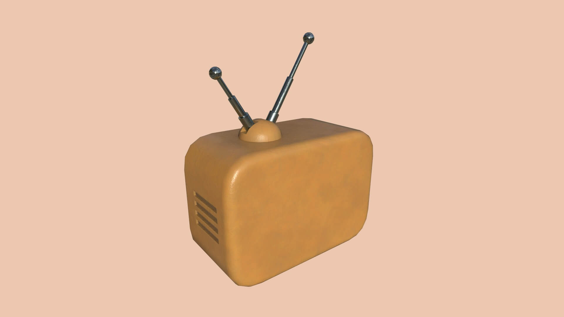 Basic Cartoony TV - 3D Model by Art_Teeves