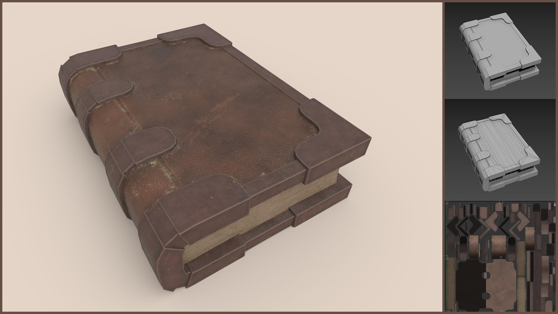 Basic Fantasy Stylized Book - 3D Model by Art_Teeves