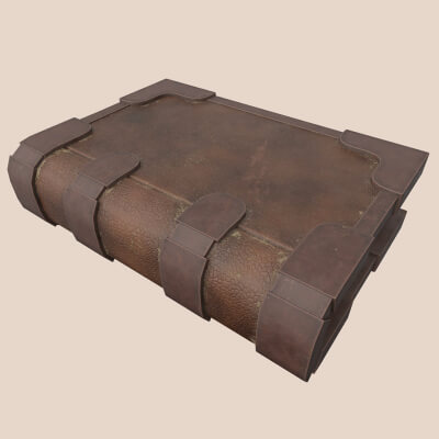 Basic Fantasy Stylized Book - 3D Model by Art_Teeves