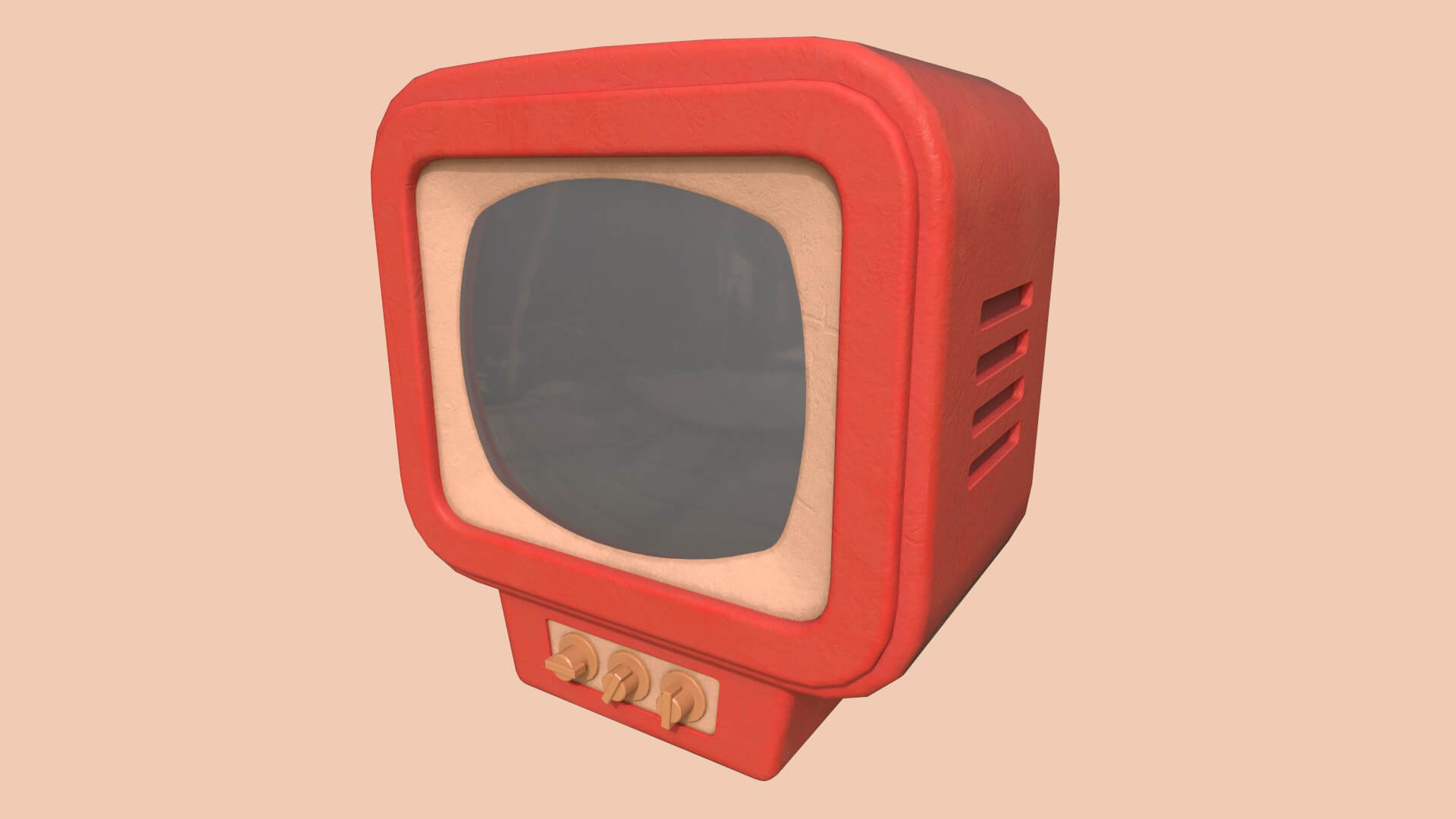 Basic Stylized TV - 3D Model by Art_Teeves