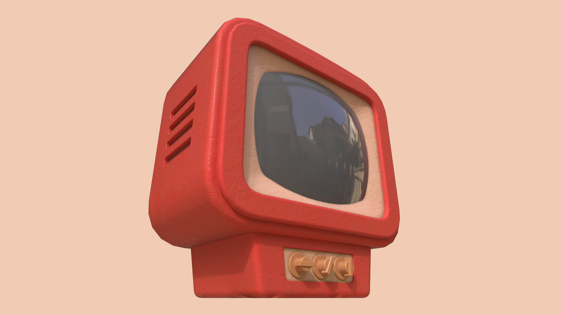 Basic Stylized TV - 3D Model by Art_Teeves