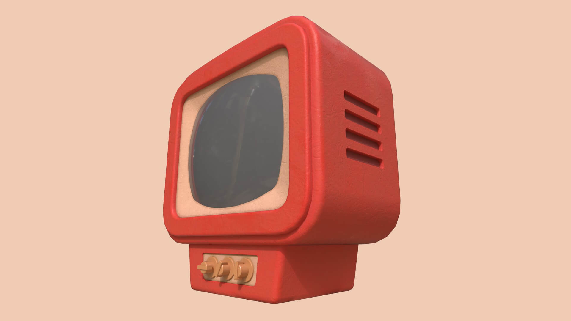 Basic Stylized TV - 3D Model by Art_Teeves
