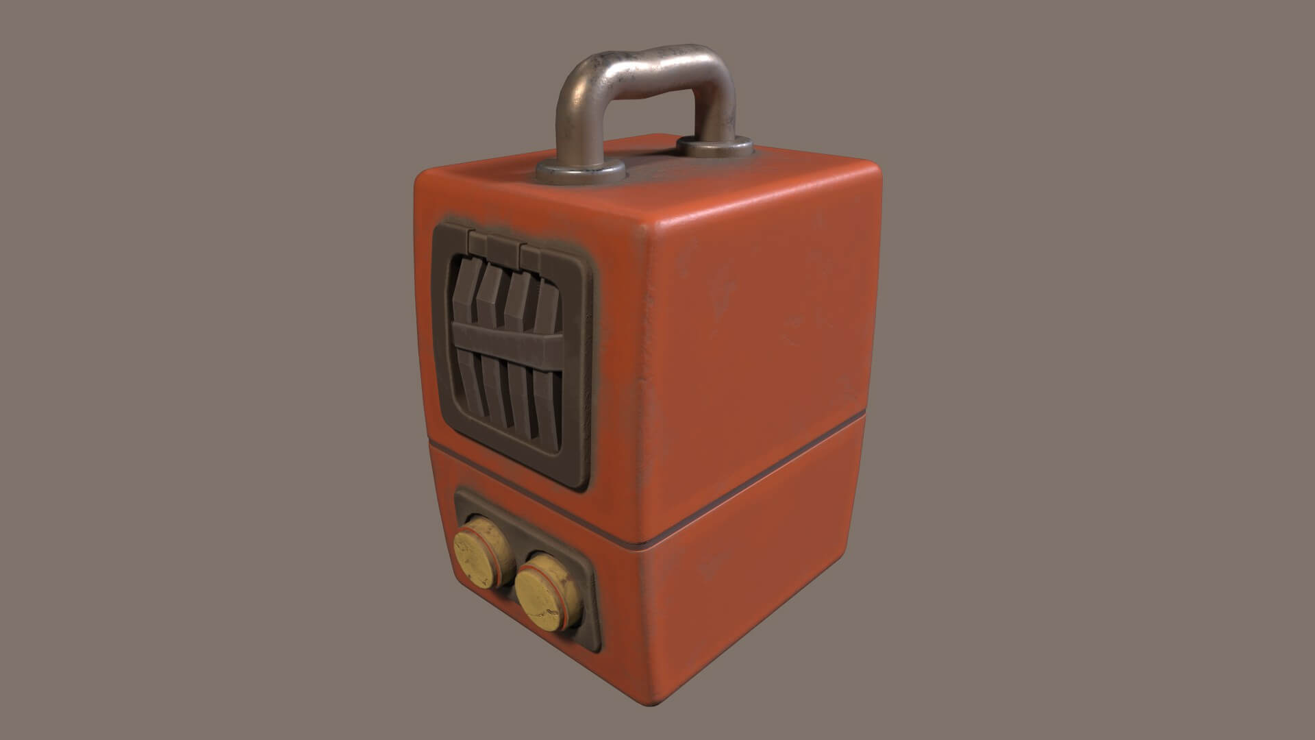 Cartoony Creepy Radio - 3D Model by Art_Teeves