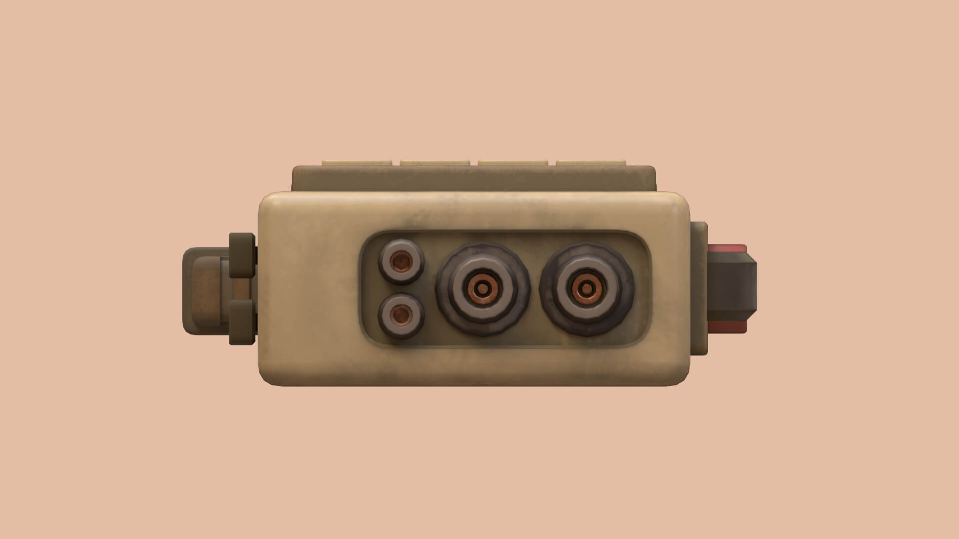 Cassettefuturism Handheld Device - 3D Model by Art_Teeves