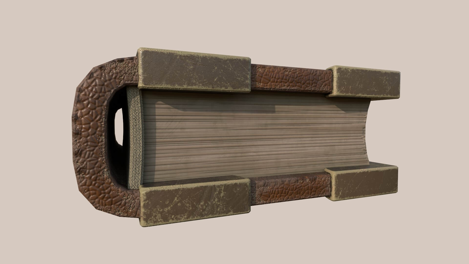 Fantasy Spellbook With Egg Crystal - 3D Model by Art_Teeves