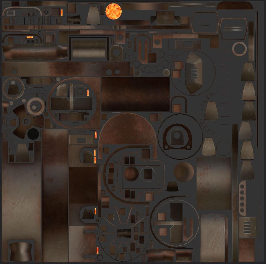 Retrofuturism Stylized Scifi Megaforge - 3D Model by Art_Teeves