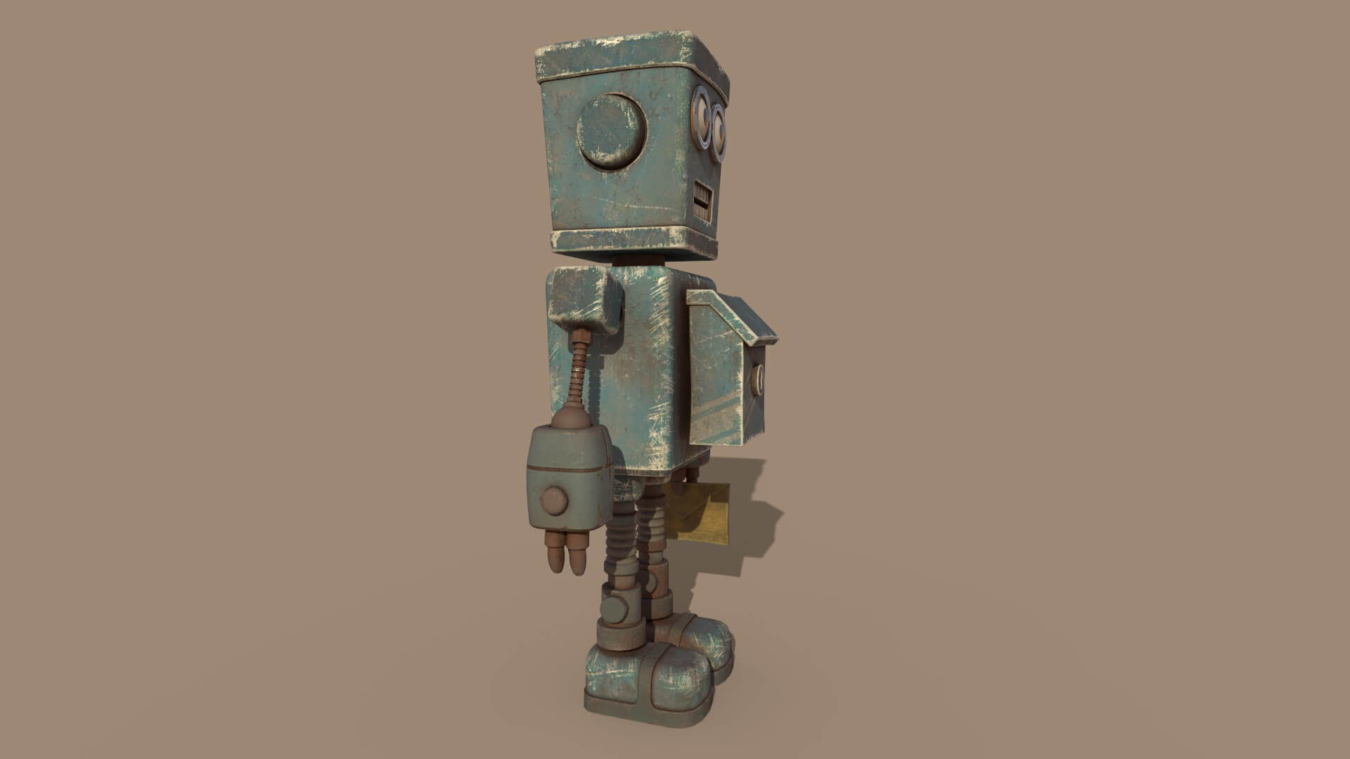Robot Postman - 3D Model by Art_Teeves