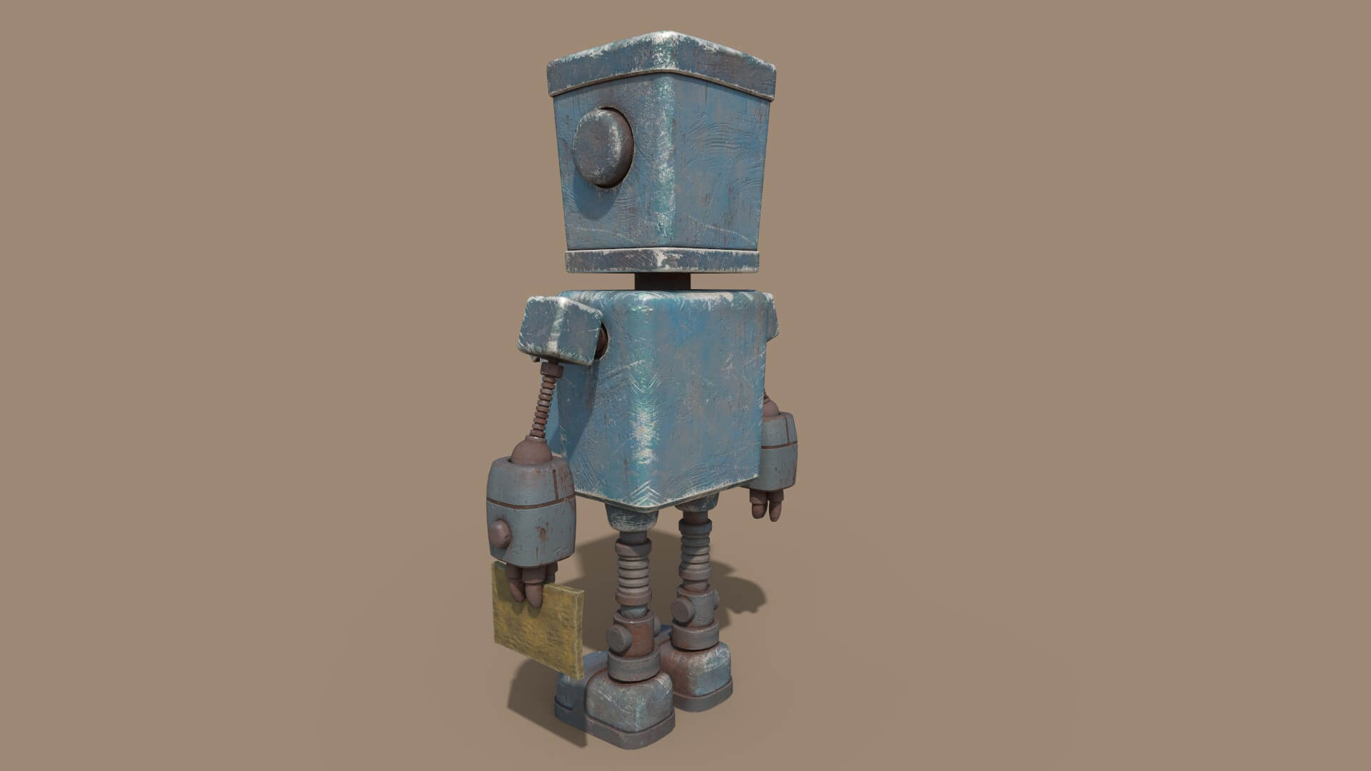 Robot Postman - 3D Model by Art_Teeves