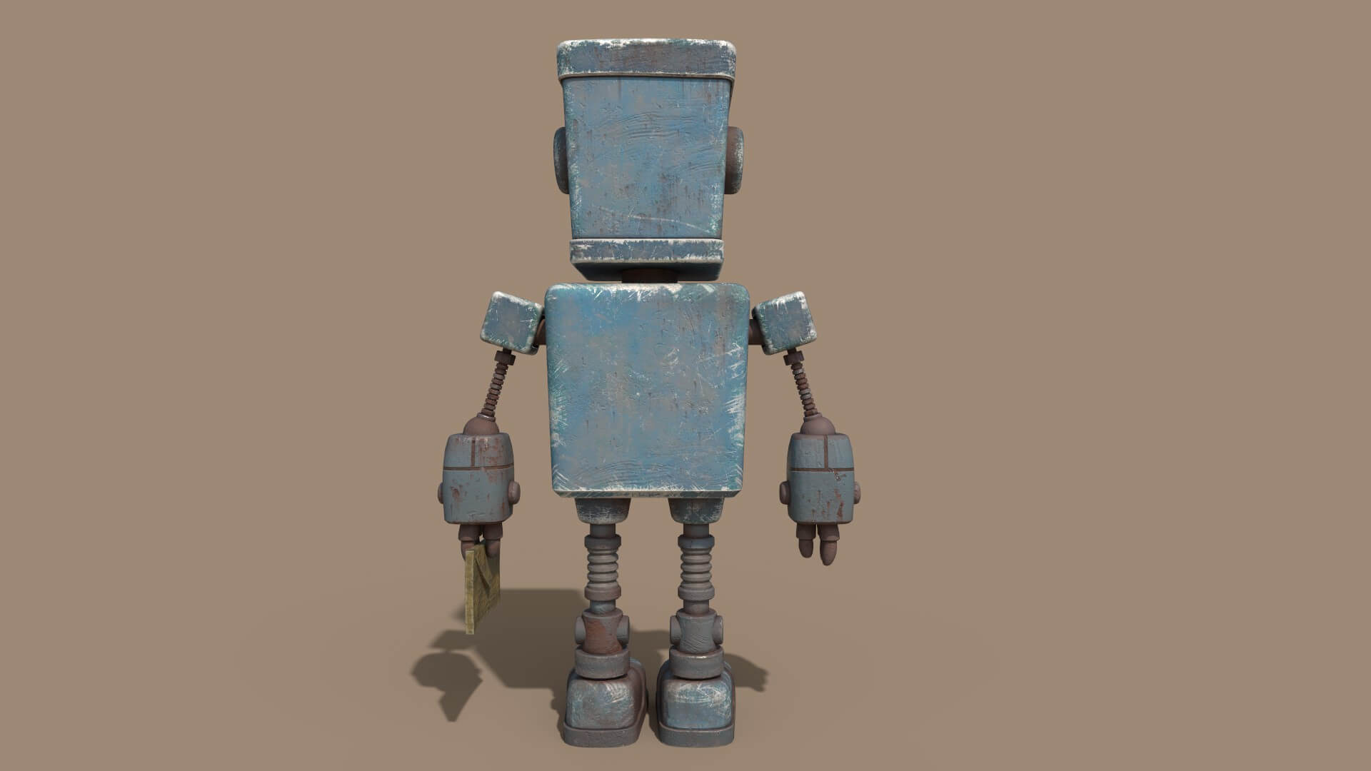 Robot Postman - 3D Model by Art_Teeves