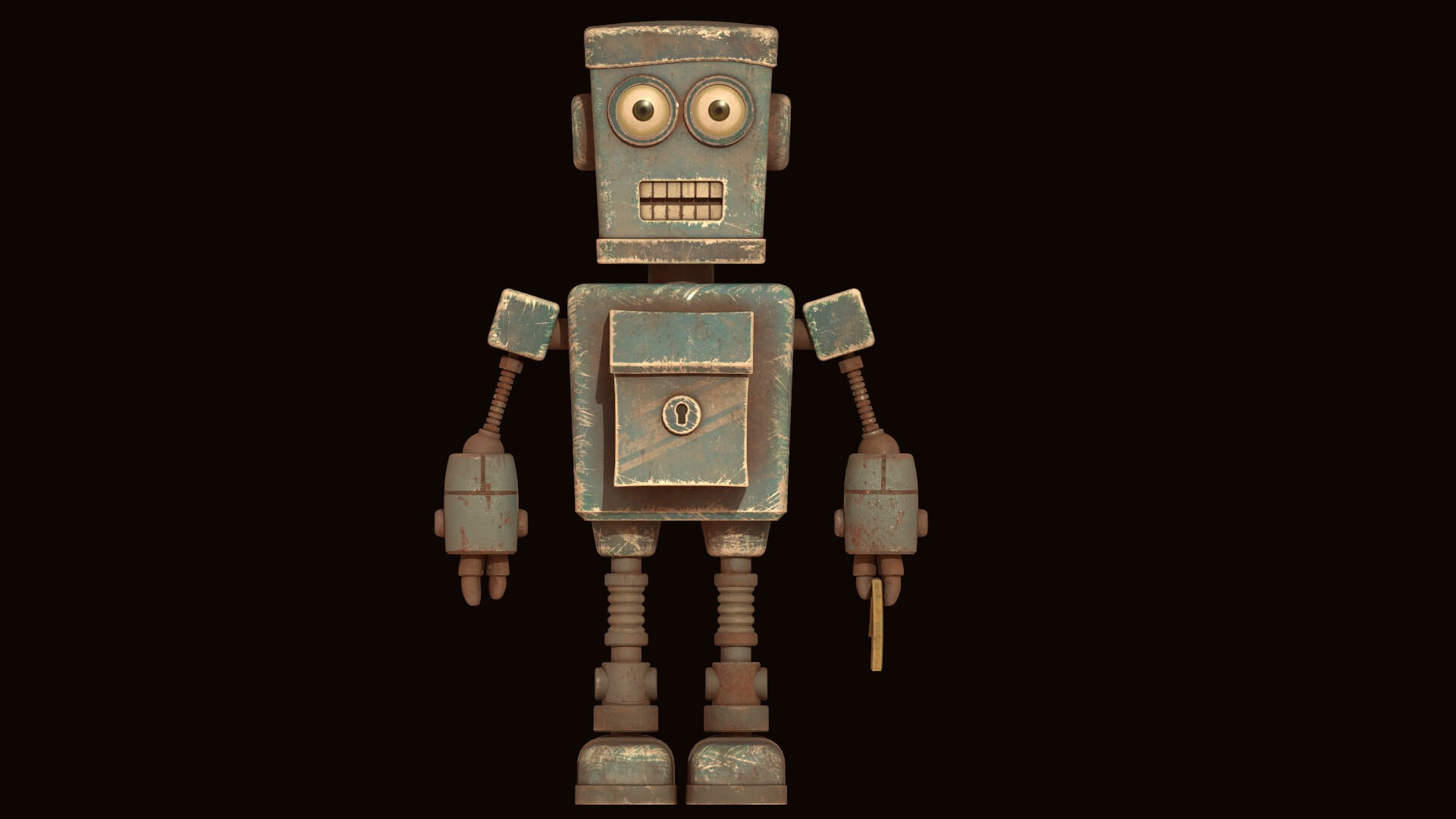 Robot Postman - 3D Model by Art_Teeves