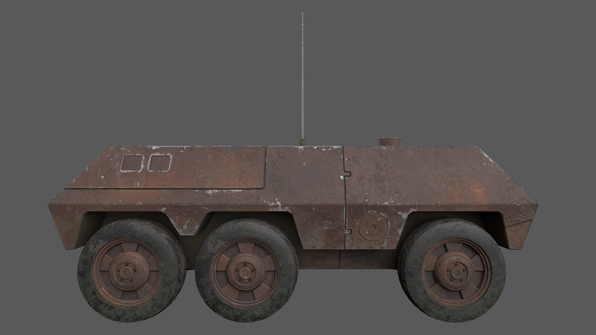 Rusty Post-Apocalypse Scouting Robot 3D Model by Art_Teeves