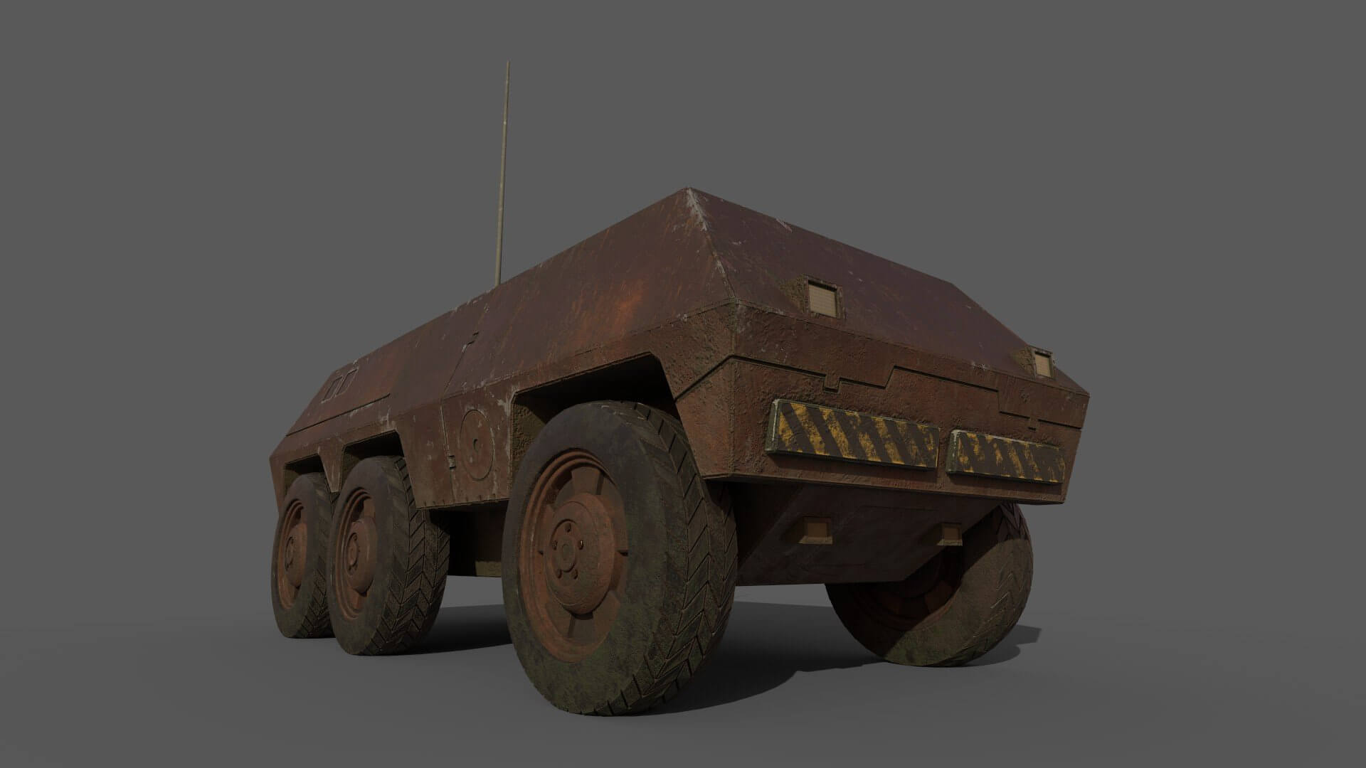 Rusty Post-Apocalypse Scouting Robot 3D Model by Art_Teeves