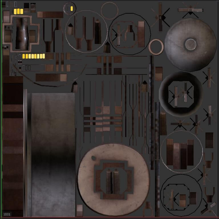 Rusty Sci-Fi Post-Apocalypse Pump 3D Model by Art_Teeves