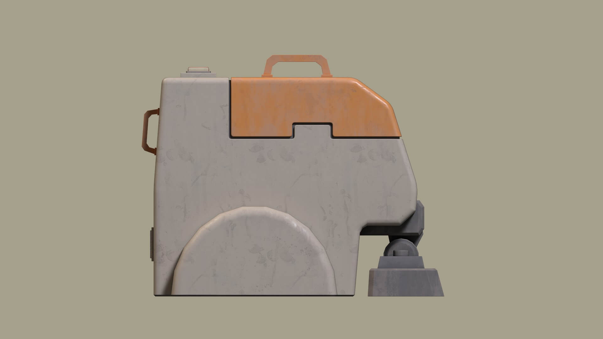 Simple Robot Cleaner - 3D Model by Art_Teeves