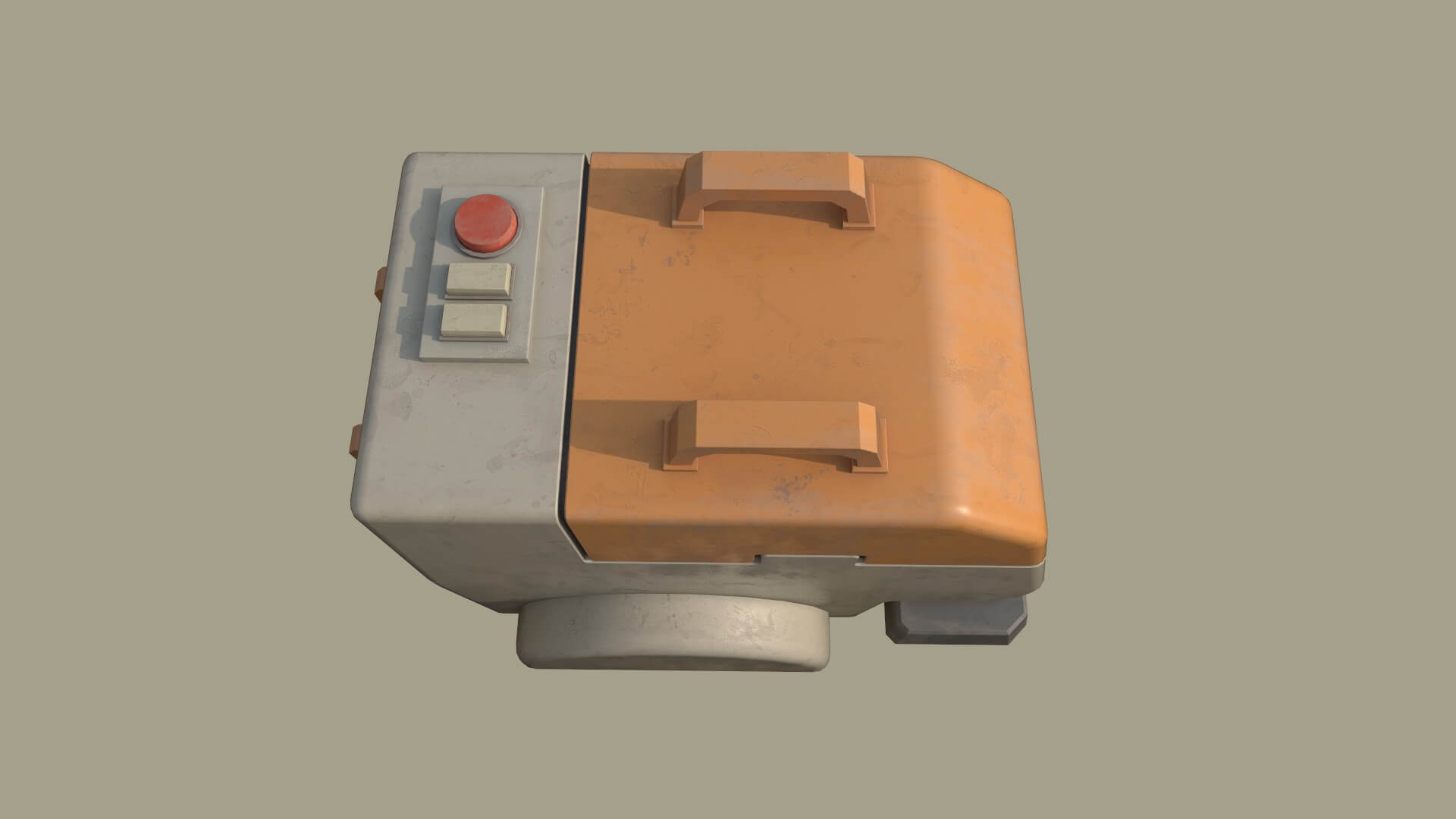 Simple Robot Cleaner - 3D Model by Art_Teeves