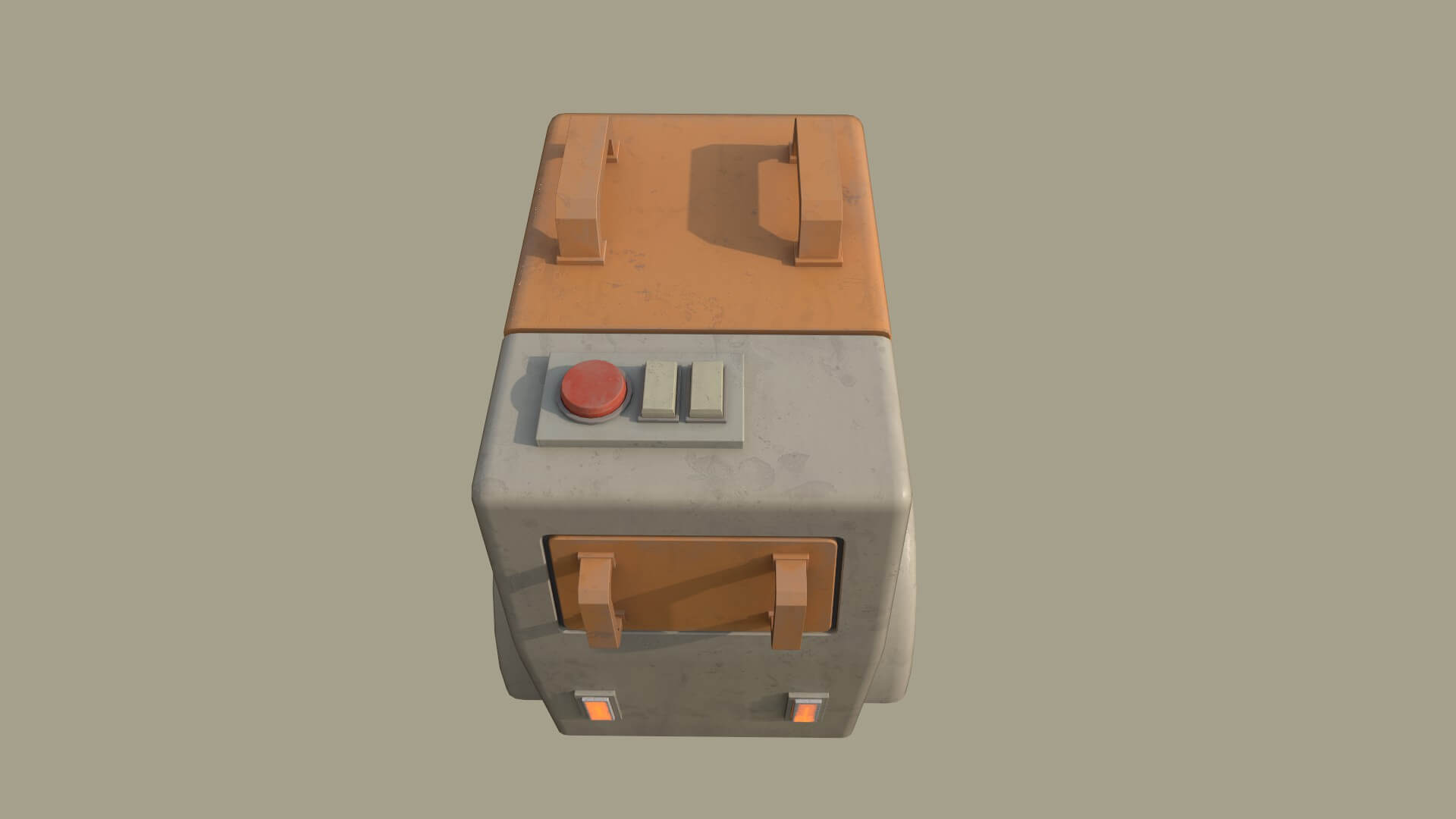 Simple Robot Cleaner - 3D Model by Art_Teeves