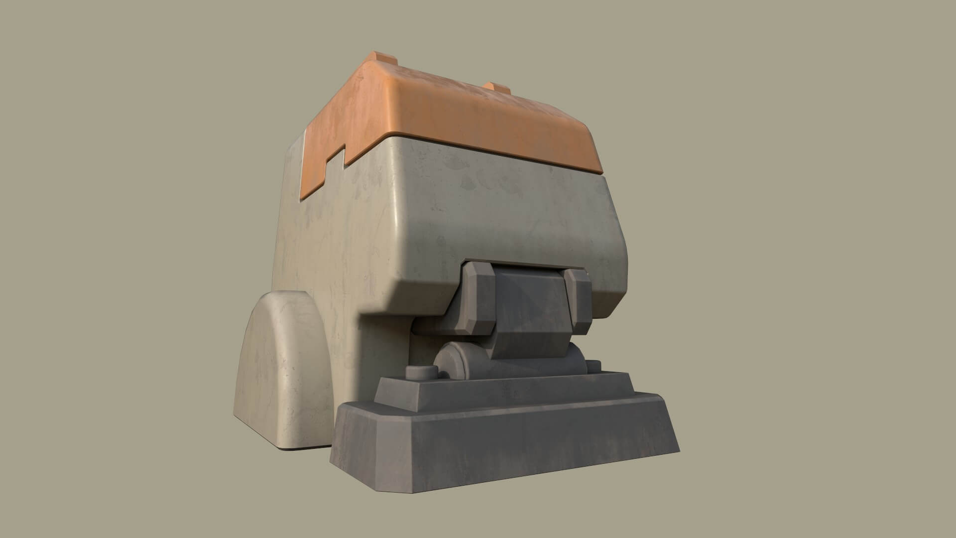 Simple Robot Cleaner - 3D Model by Art_Teeves