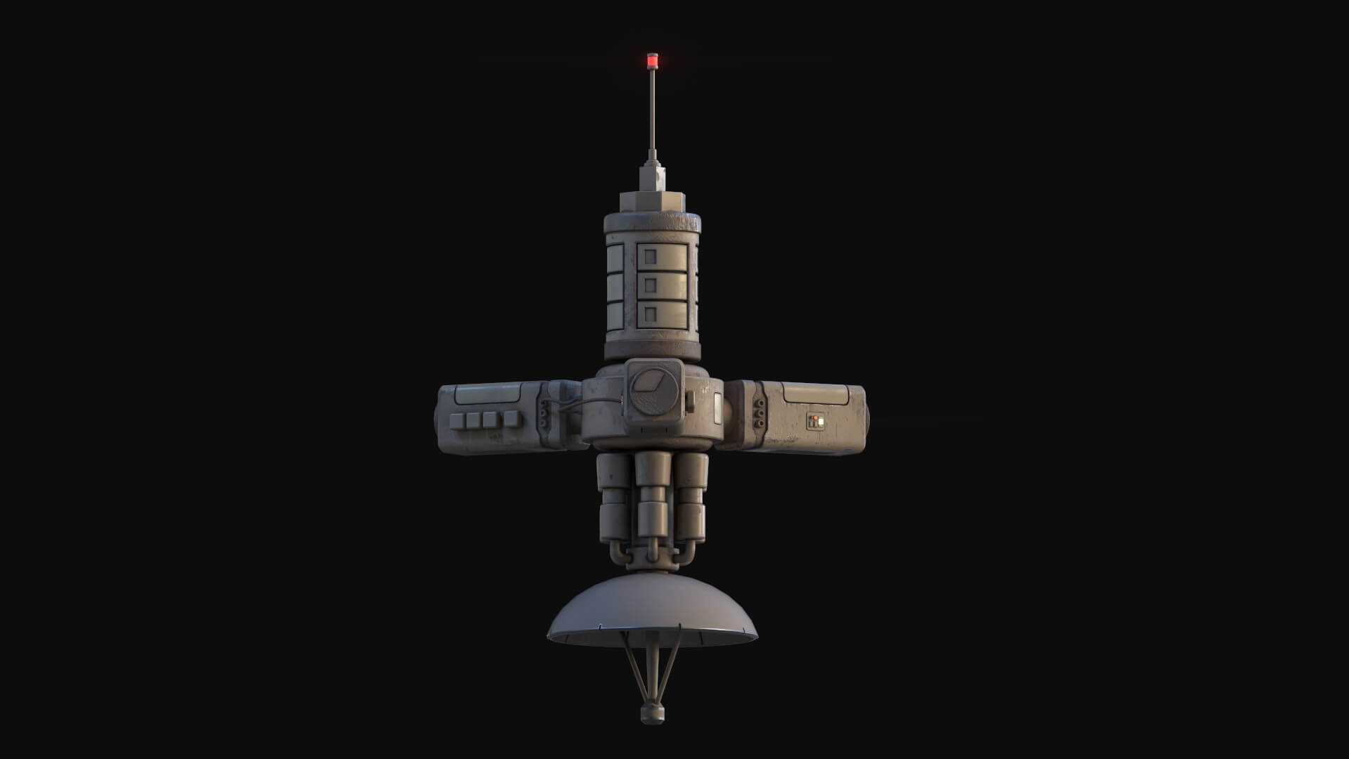 Simple Satellite - 3D Model by Art_Teeves
