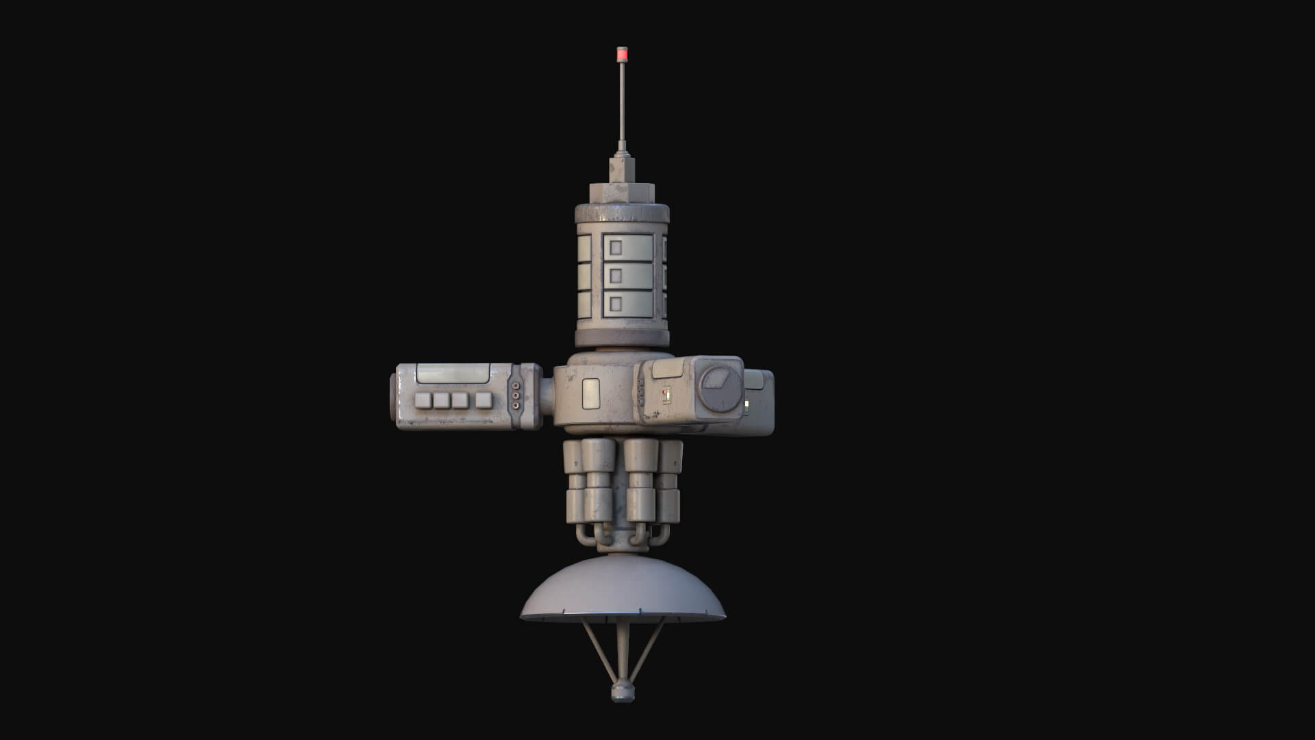 Simple Satellite - 3D Model by Art_Teeves