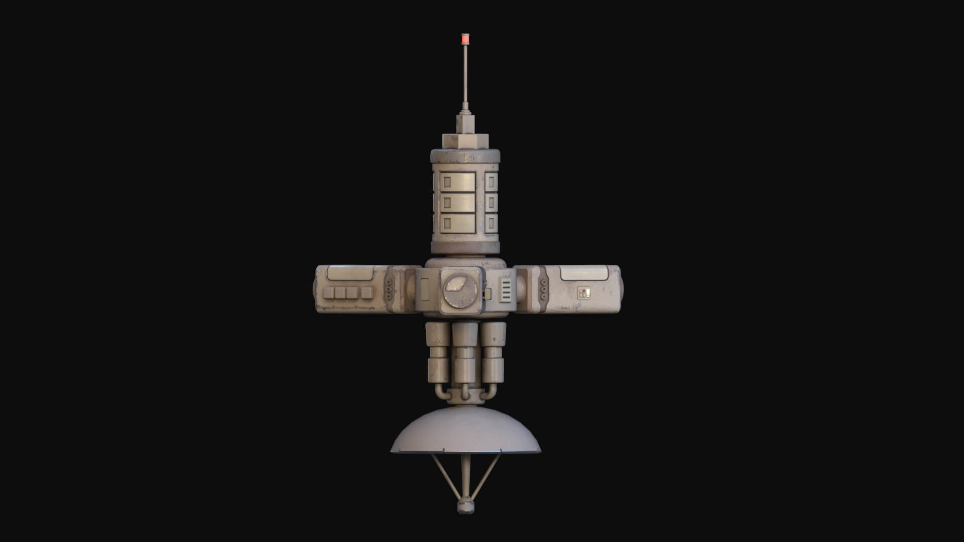 Simple Satellite - 3D Model by Art_Teeves