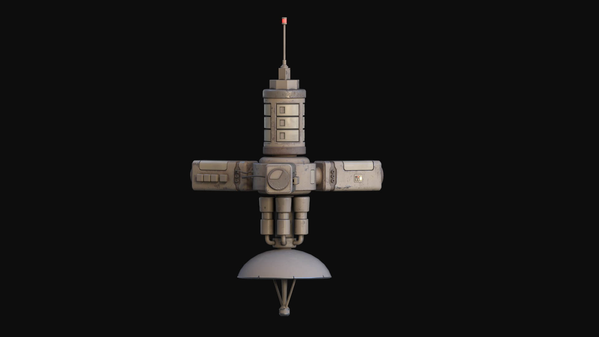 Simple Satellite - 3D Model by Art_Teeves