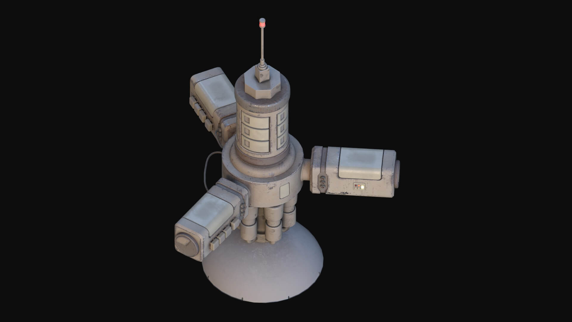 Simple Satellite - 3D Model by Art_Teeves