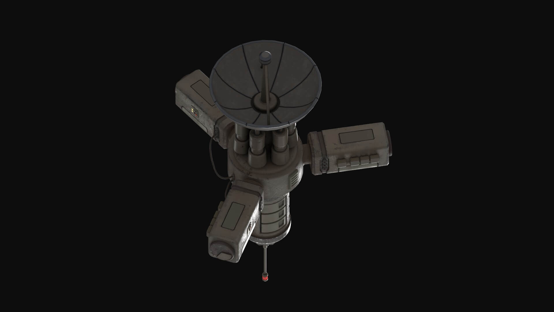 Simple Satellite - 3D Model by Art_Teeves