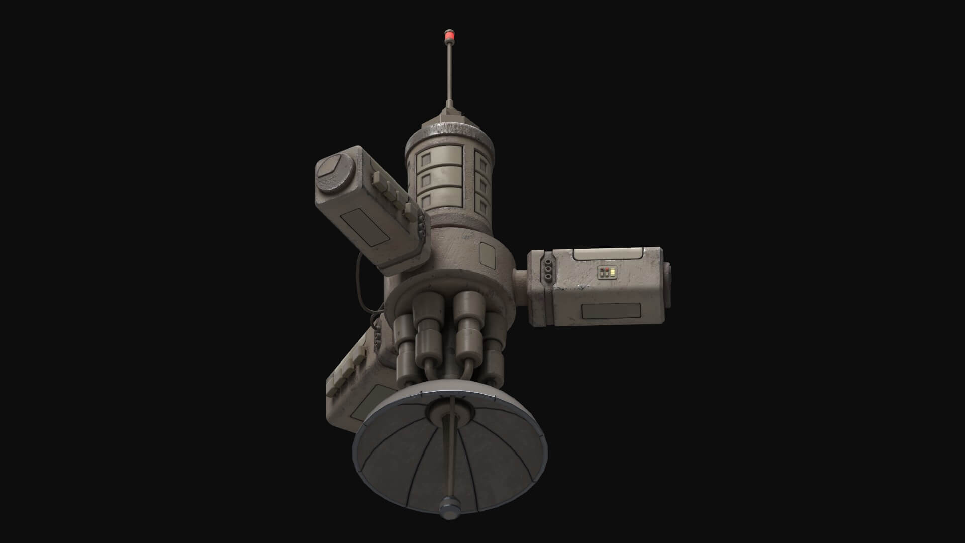 Simple Satellite - 3D Model by Art_Teeves