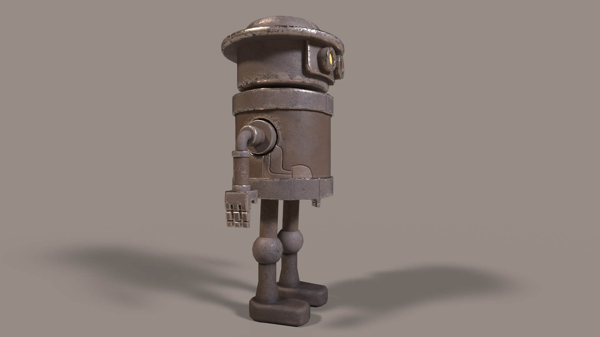 Simple Stylized Robot - 3D Model by Art_Teeves