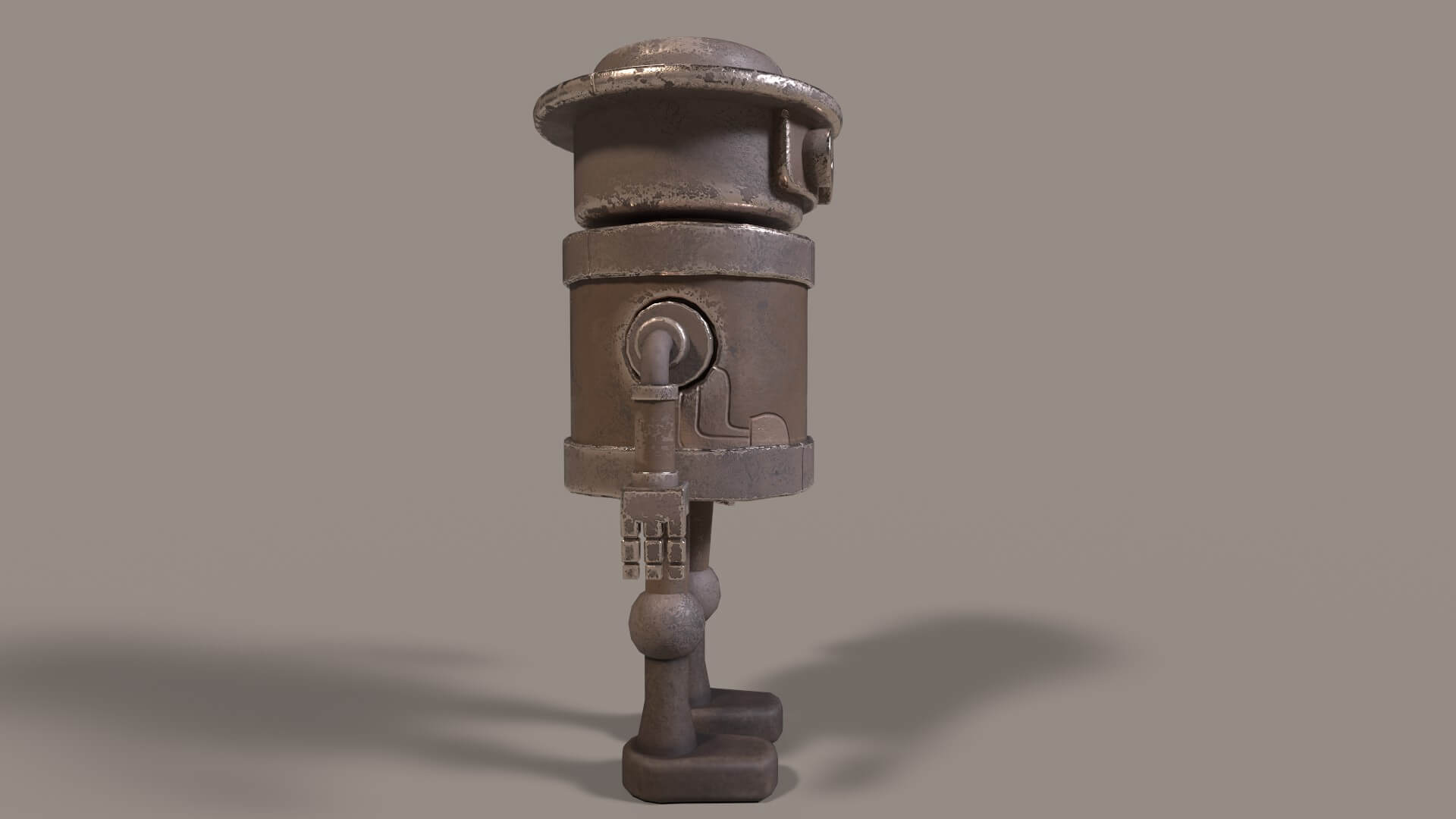 Simple Stylized Robot - 3D Model by Art_Teeves