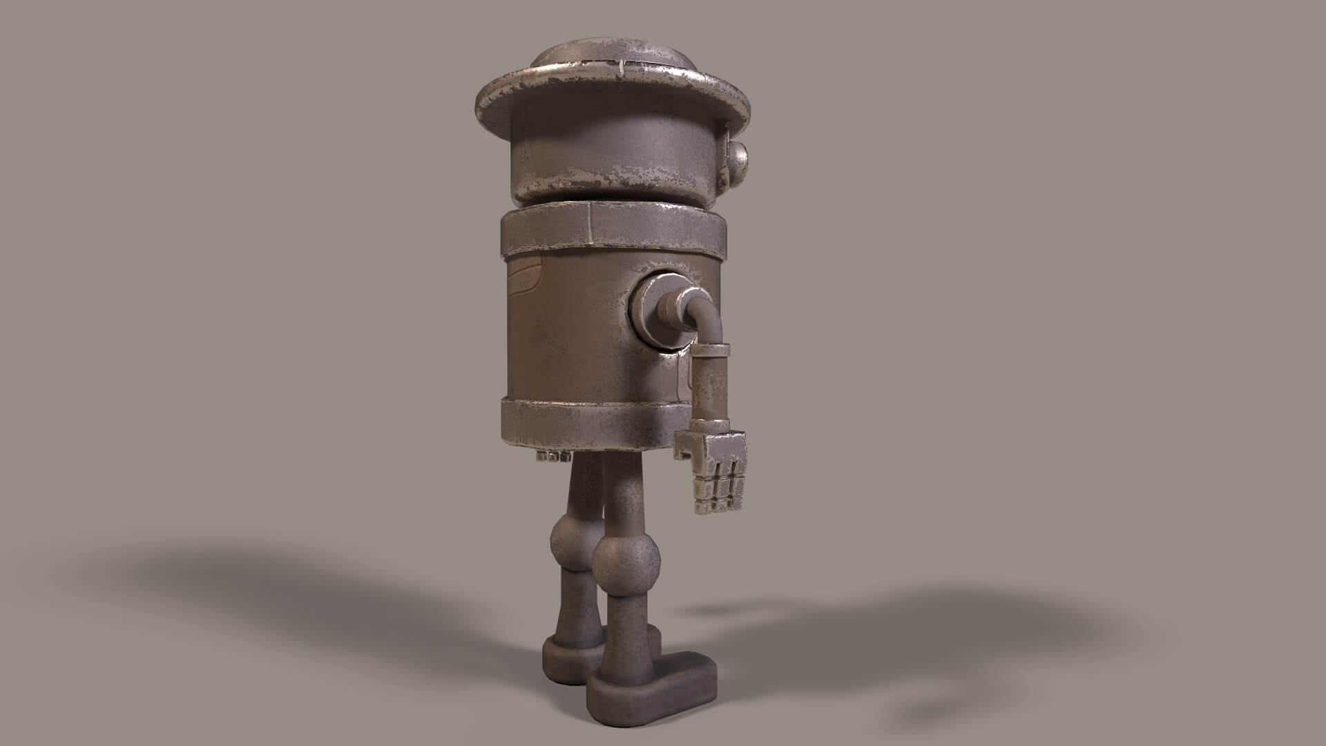 Simple Stylized Robot - 3D Model by Art_Teeves